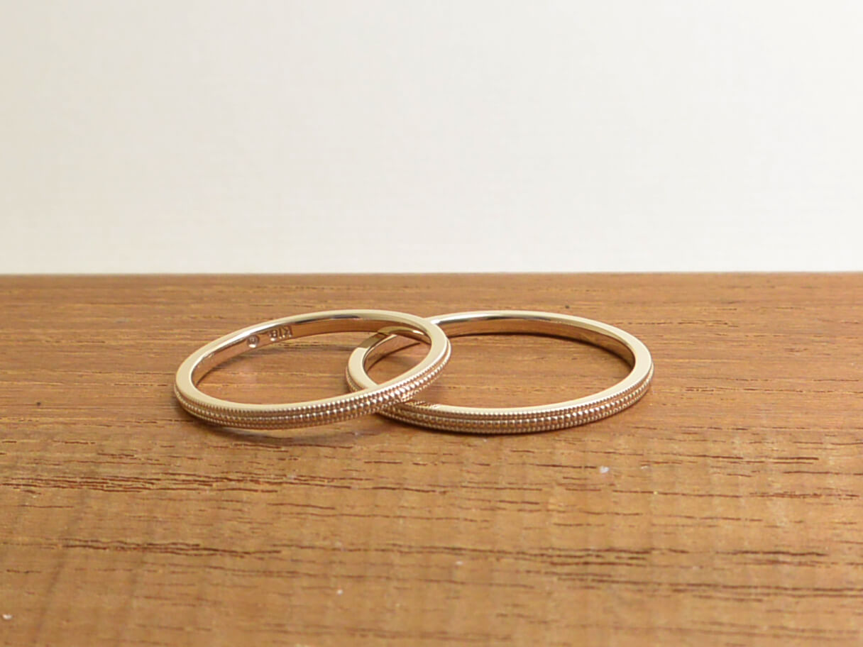【オーダーメイドギャラリー】極細マリッジリングとしてSetagaya Ringの"Shoin"を | Fujimori Tokyo